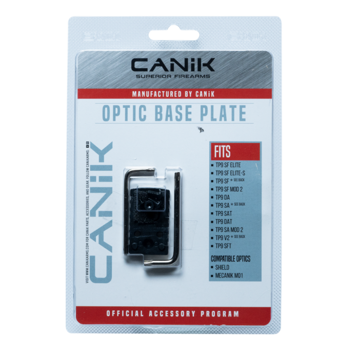 CANIK OPTIC BASE PLATE (A) FOR NON-OPTIC READY PISTOLS - FITS MECANIK ...
