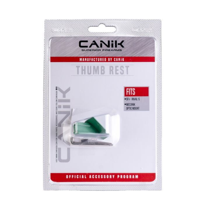 CANIK RIVAL-S THUMB REST - GREEN