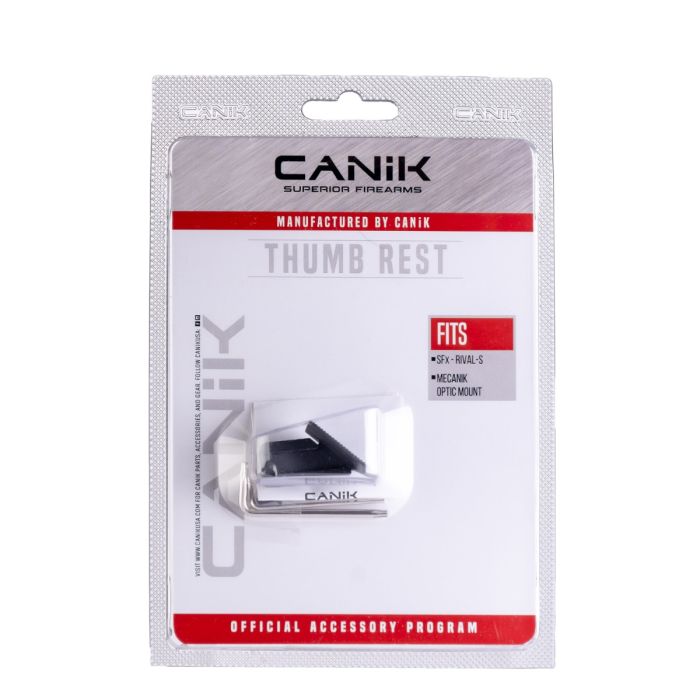 CANIK RIVAL-S THUMB REST - RIVAL GRAY